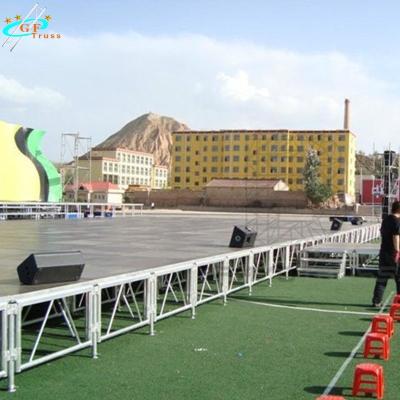 China Exhibition 750kgs/M2 0.6m Height Aluminum Stage Platform for sale