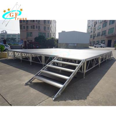China Non Slip 1.22M*1.22M Aluminum Stage Platform For Events for sale