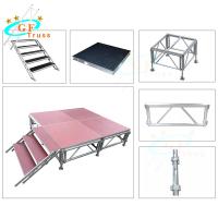 China Non Slip 1.22M*1.22M Aluminum Stage Platform For Events for sale