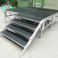 China 18mm Thickness Plywood Aluminum Mobile Stage Platform For Concert for sale