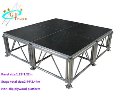 China 4x4 Anti Slip Waterproof Plywood Aluminum Stage Platform for sale