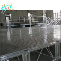 China Aluminum Mobile Folding Portable Stage Platform For Wedding Party for sale