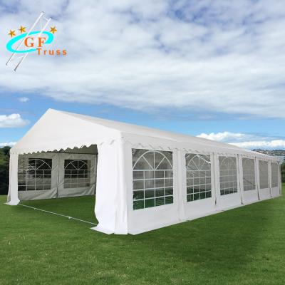 China Aluminum Curved Stage Oxford PVC Party Tent Customized for sale