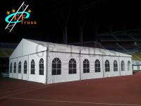 China Aluminum Curved Stage Oxford PVC Party Tent Customized for sale