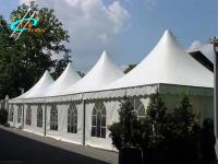 China Aluminum Curved Stage Oxford PVC Party Tent Customized for sale