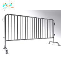 China Removable Galvanized Crowd Control Barrier Systems With Flat Bases For Concert Event for sale