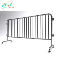 China Removable Galvanized Crowd Control Barrier Systems With Flat Bases For Concert Event for sale