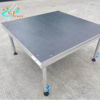 China Telescopic Portable Stage Risers With 5 Floors Stairs 7x7 Portable Stage Platform For Event for sale