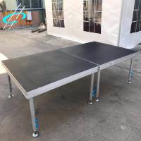 China Adjustable Portable Stage Platform With Height Adjustable Riser for sale
