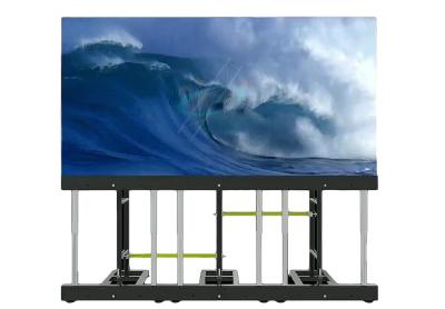China Lifting LED Screen Wall Ground Support System For Cabinet 500*500mm for sale