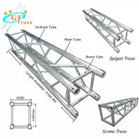 China Portable 290*290mm Aluminum Spigot Truss Silver Black Blue Color for sale