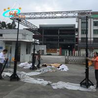 China Heavy Duty Speaker Concert Truss Crank Stand Load 340KG Max Height 7M for sale