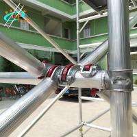 China Outdoor Removable Aluminum Telescopic Scaffold Tower Easy Install for sale