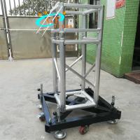 China 400*400mm Screw Square Aluminum Truss For Stage Lighting Systems for sale