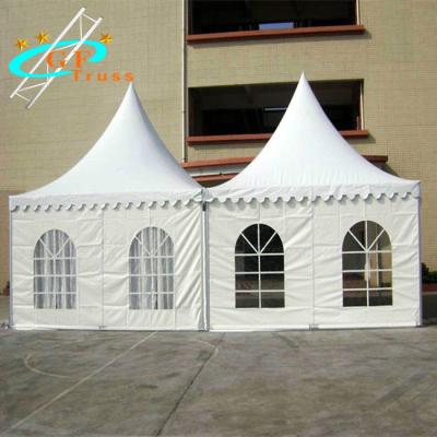 China 850g/sqm Aluminum Party Tent Decorate With Lights Flowers for sale