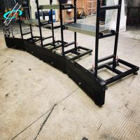 China Aluminum 6061 Wall Group Stand Arc LED Screen Truss For Events for sale