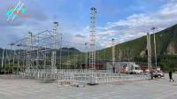 China 14M Safety Span 6082 Aluminum Stage Truss For Hanging Displays for sale