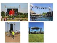 China 290*290mm Aluminum Spigot Stage Truss For Outdoor Exhibition for sale
