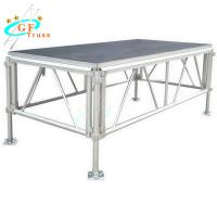 China 1.22*2.44m Mobile Aluminum Stage Platform Black Red Color for sale