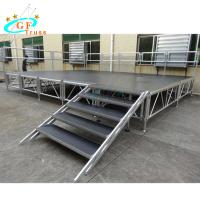 China Adjustable Base Aluminum Stage Platform 2m Adjustable Height for sale