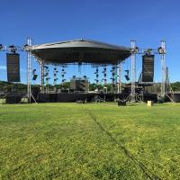 China Square Aluminum Stage Truss Silver Black Gold Color for sale