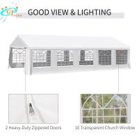 China Transparent PVC Fabric 50m Width Marquee Wedding Tent for sale