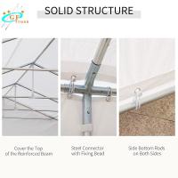 China Transparent PVC Fabric 50m Width Marquee Wedding Tent for sale