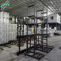 China Adjustable Height Led Screen Display Background Truss For Cabinets for sale