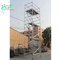 China 6082 Aluminum Scaffold Tower Pipe Parts With Climb Ladder for sale