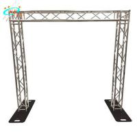 China Tri Background 290mm Spigot Goal Post Truss System Squared Corners For Hanging Lights for sale