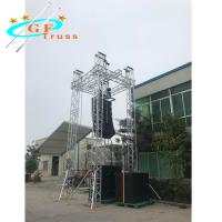 China 12M Height Aluminum Spigot Truss Speaker Audio Line Array Sound System for sale