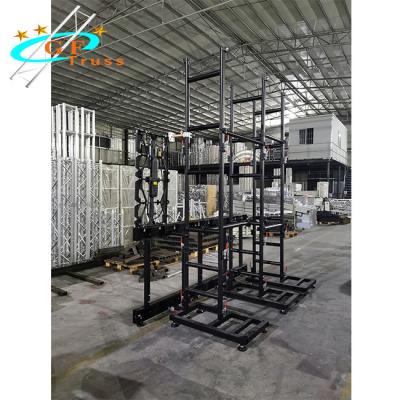 China Spigot Connection LED Screen Truss Module Size 500mm*500mm for sale