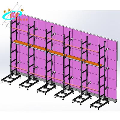 China Indoor LED Screen Truss Wall Support Structures For Hanging Video for sale