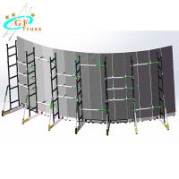 China Curved LED Screen Wall Group Support Truss System For Cabinets for sale