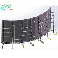 China Curved LED Screen Wall Group Support Truss System For Cabinets for sale