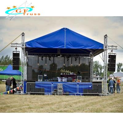 China 390mmx390mm Aluminum Roof Truss System With Stage Platform for sale