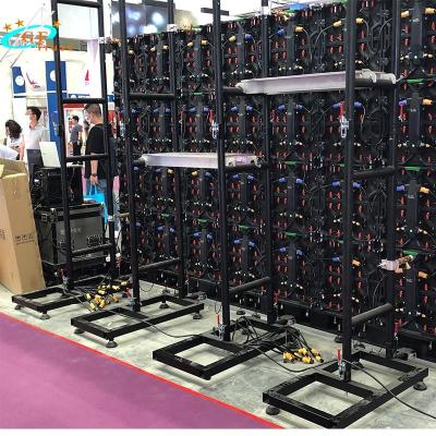 China Outdoor Event LED Screen Truss Wall Ground Support Stand For Cabinets for sale