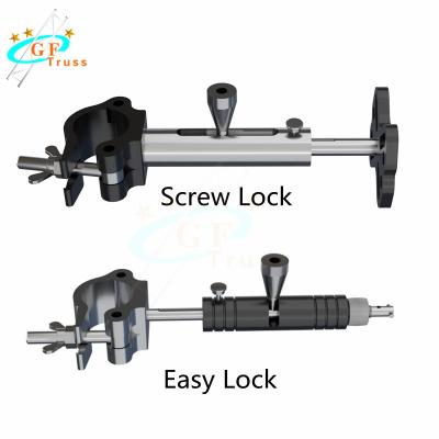 China Custom Aluminum Truss Screw Lock For LED Screen Wall Ground Support Stand Stack System for sale