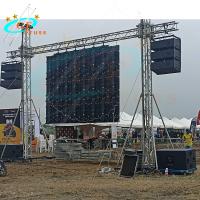 China 0.5m Length Bolt Goal Post Lighting Truss For Wedding for sale