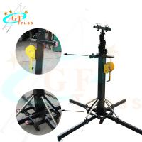 China Hang Audio And Lighting Crank Truss Stands With Outrigger 340kg Load Capacity for sale