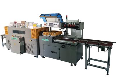 China 16KW L Bar Box Shrink Wrap Machine POF Film Thermal Cycle for sale