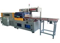 China 20KW Vertical L Bar Thermal Shrink Packing Machine For Beverage Jar for sale