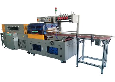 China 20KW Vertical L Bar Thermal Shrink Packing Machine For Beverage Jar for sale
