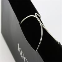 China SGS Personalized Paper Bags Custom Printed Black Luxury Paper Gift Bags With Handles for sale