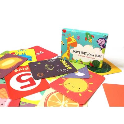China Eco Friendly Educational Custom Flash Card Early Learning Flash Cards For Children for sale