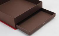 China Custom Made Double Drawer Rigid Cardboard Box Compressed Tea Gift Box for sale