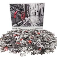 China 1000pcs Different Shape Custom Made Jigsaw Puzzle 1 Color Printing for sale