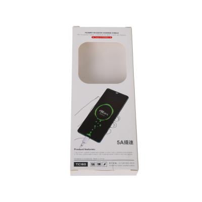 China Flash Charging Data Cable Box Folding Carton Box Customization for sale