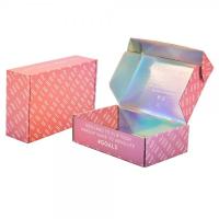China Laser Custom Mailer Shipping Box CMYK Color Card Board Shoe Boxes for sale