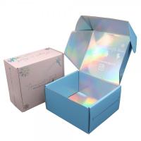 China Laser Custom Mailer Shipping Box CMYK Color Card Board Shoe Boxes for sale